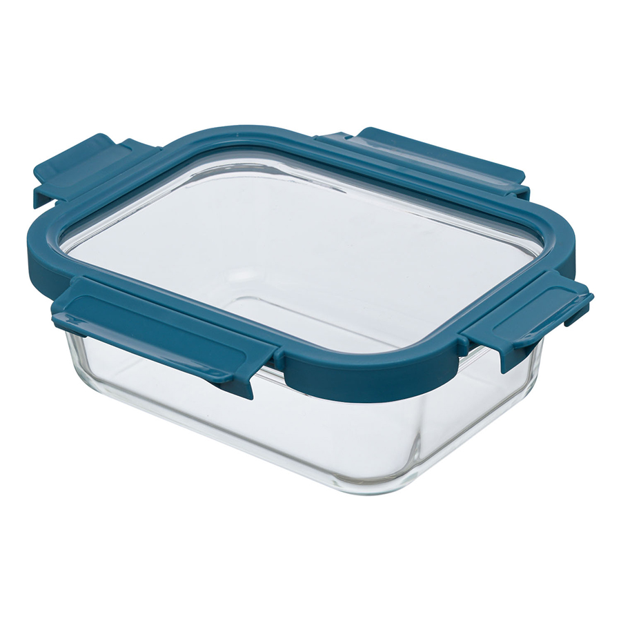 Контейнер стеклянный 1,05 л Smart Solutions синий (арт.DMH-ID1050RC ...